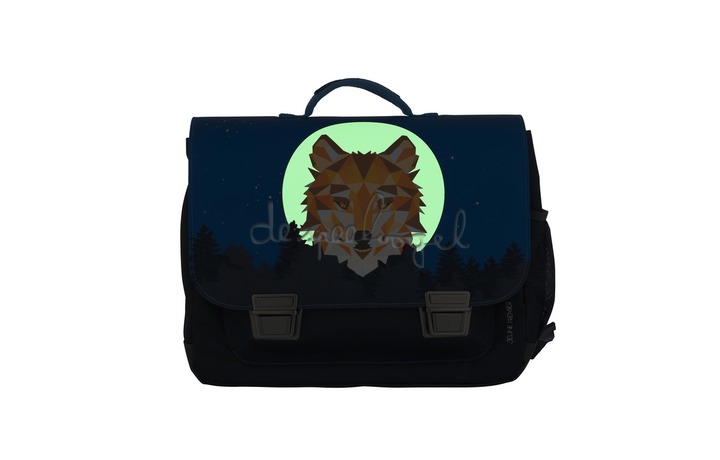 Cld23181 Boekentas Classic Midi - Wolf van het merk Jeune Premier bij ...