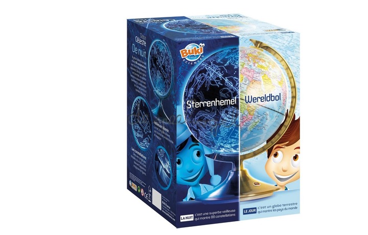 507341 Wereldbol NL, dag en nacht van het merk BUKI France bij De ...